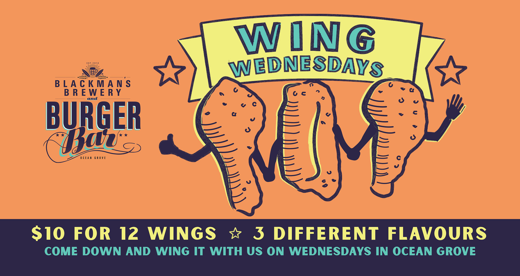 WING WEDNESDAY Blackman s Brewery WING WEDNESDAY Blackman s Brewery